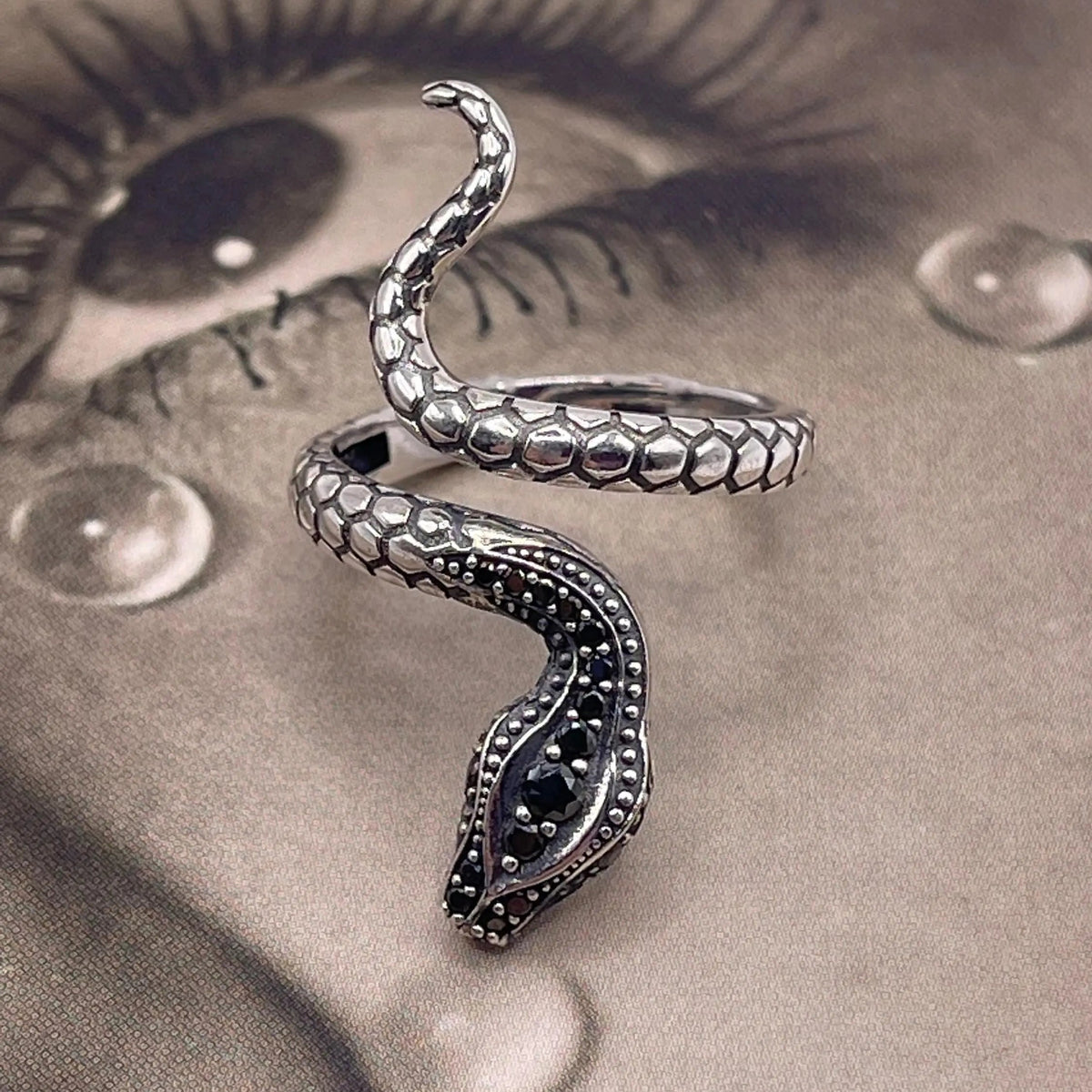 Adjustable Serpent Ring - Flesh & Soul